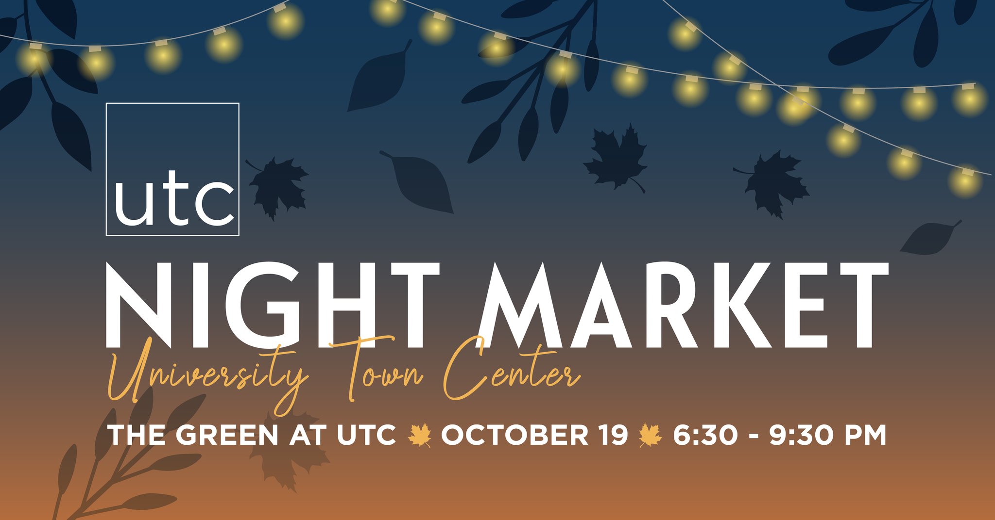 Fall Night Market - University Town Center Sarasota