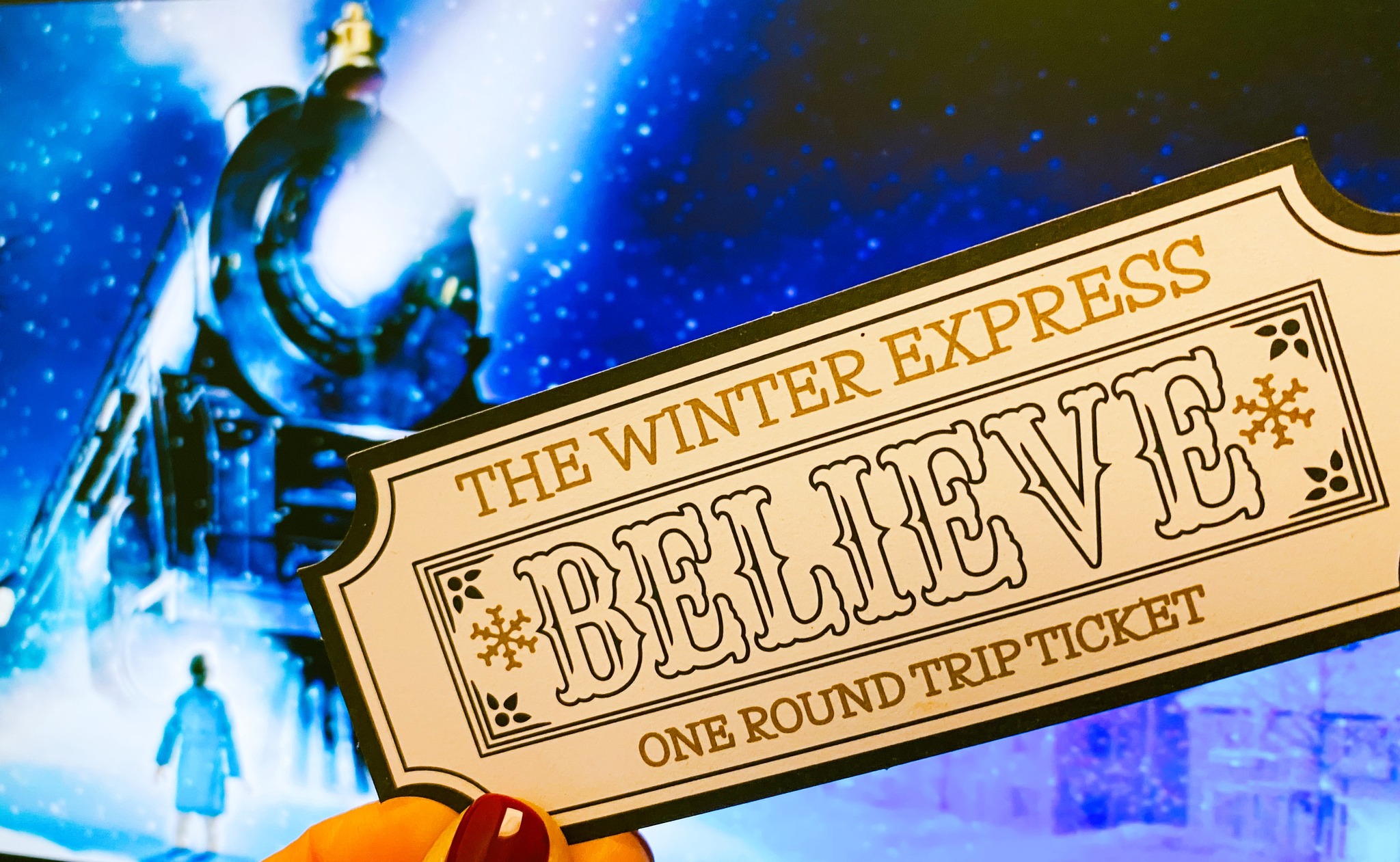 Polar Express Ticket Clipart